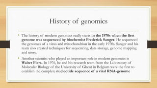 introduction to Genomics | PPTX