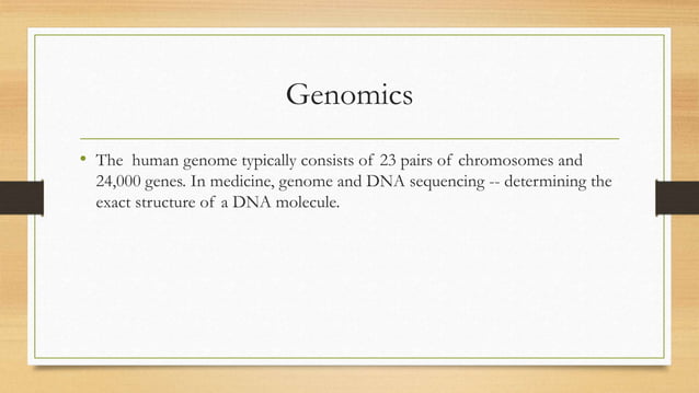 introduction to Genomics | PPTX