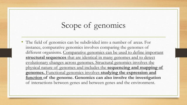 introduction to Genomics | PPTX