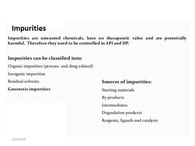 Genotoxic impurities and analysis | PPTX