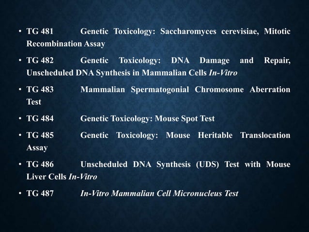 Genotoxicity | PPTX | Chemistry | Science