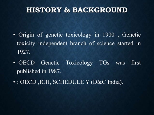 Genotoxicity | PPTX | Chemistry | Science