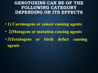 Genotoxicity | PPTX