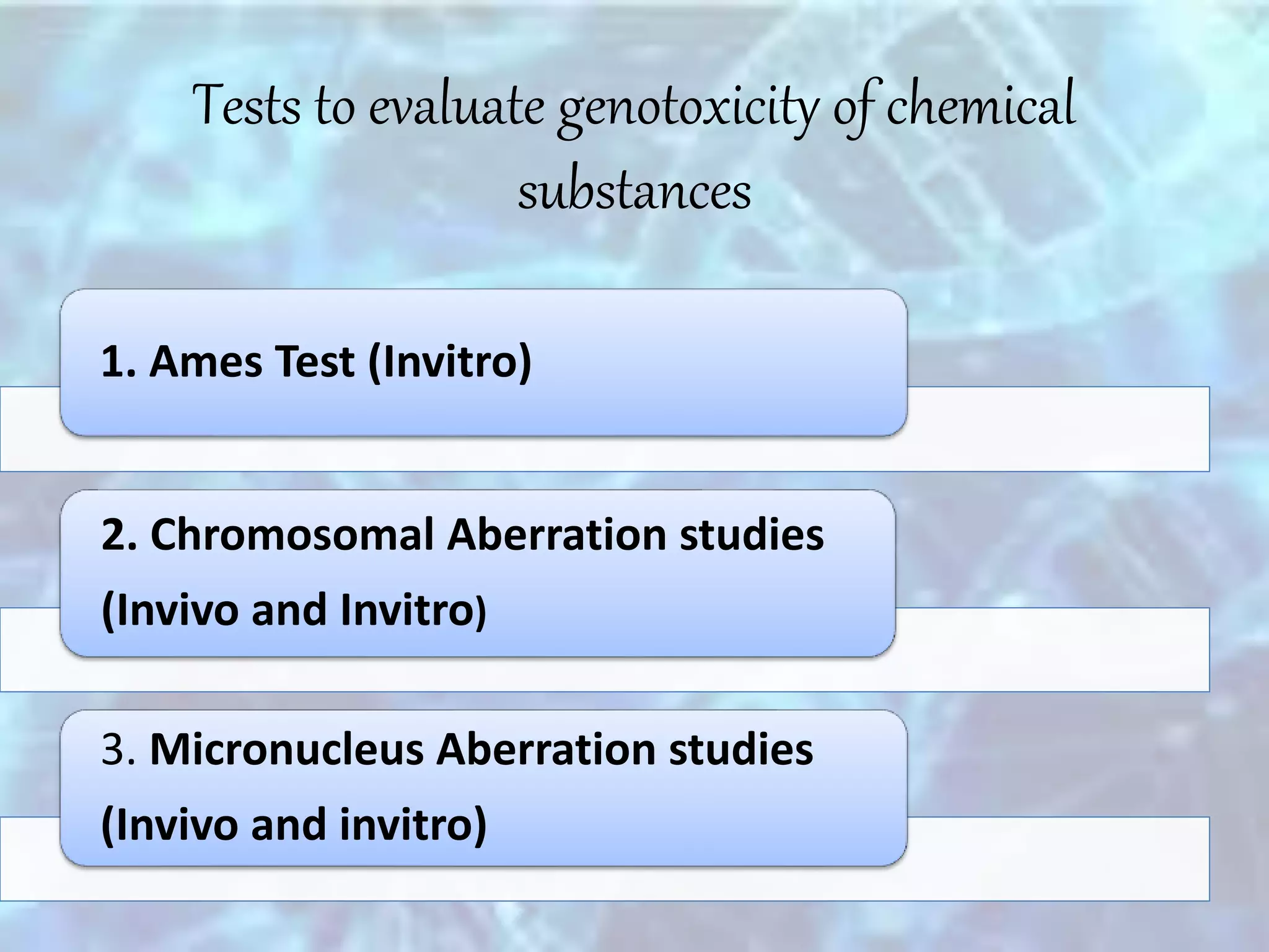 GENOTOXICITY STUDIES(as per OECD) | PPTX