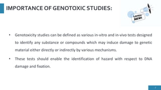 Genotoxicity | PPTX