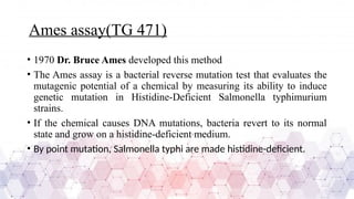 Genotoxicity studies : Understanding OECD 471 &473 | PPTX