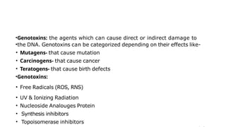 Genotoxicity & Mutagenicity Pharmacology 3unit 5.pptx
