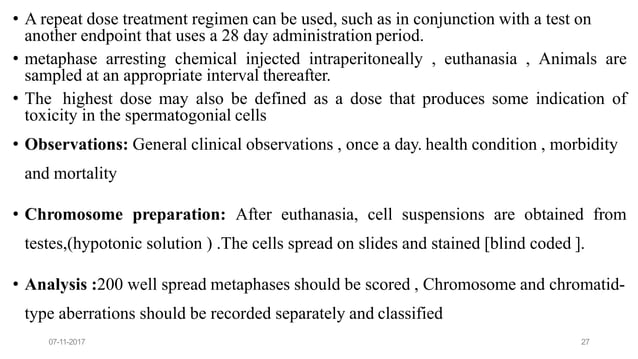 Genotoxicity studies | PPTX | Genetics | Science