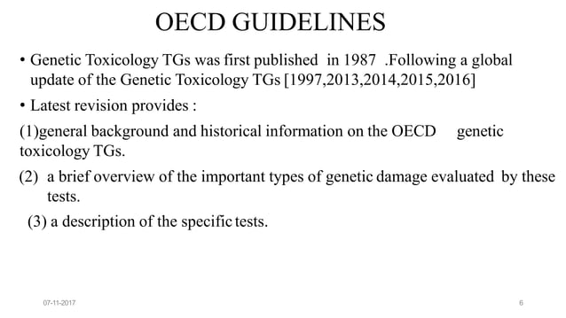 Genotoxicity studies | PPT