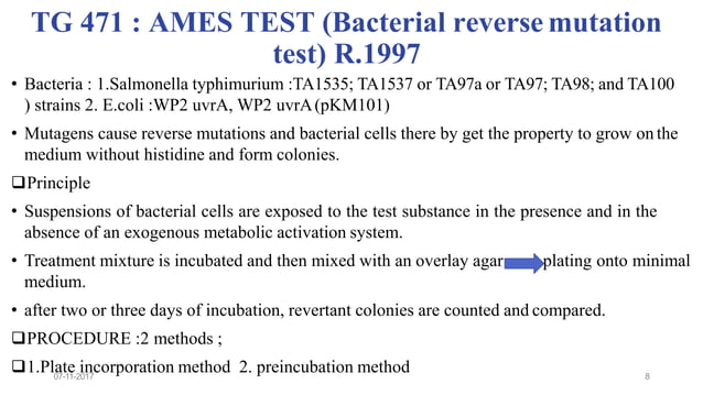 Genotoxicity studies | PPT