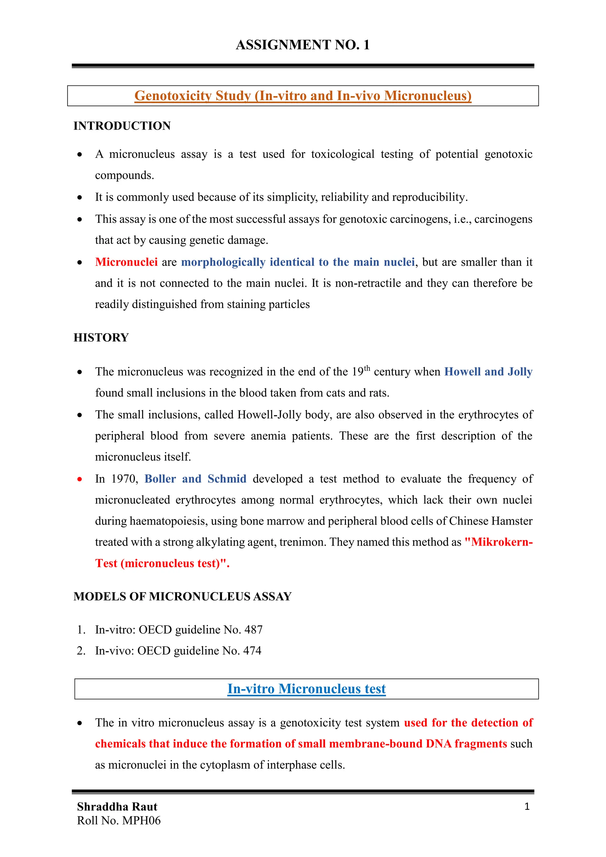 Genotoxicity Study (Micronucleus Test).docx