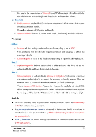 Genotoxicity Study (Micronucleus Test).docx