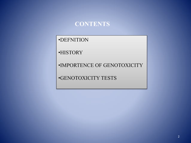 Genotoxicity test | PPTX | Genetics | Science