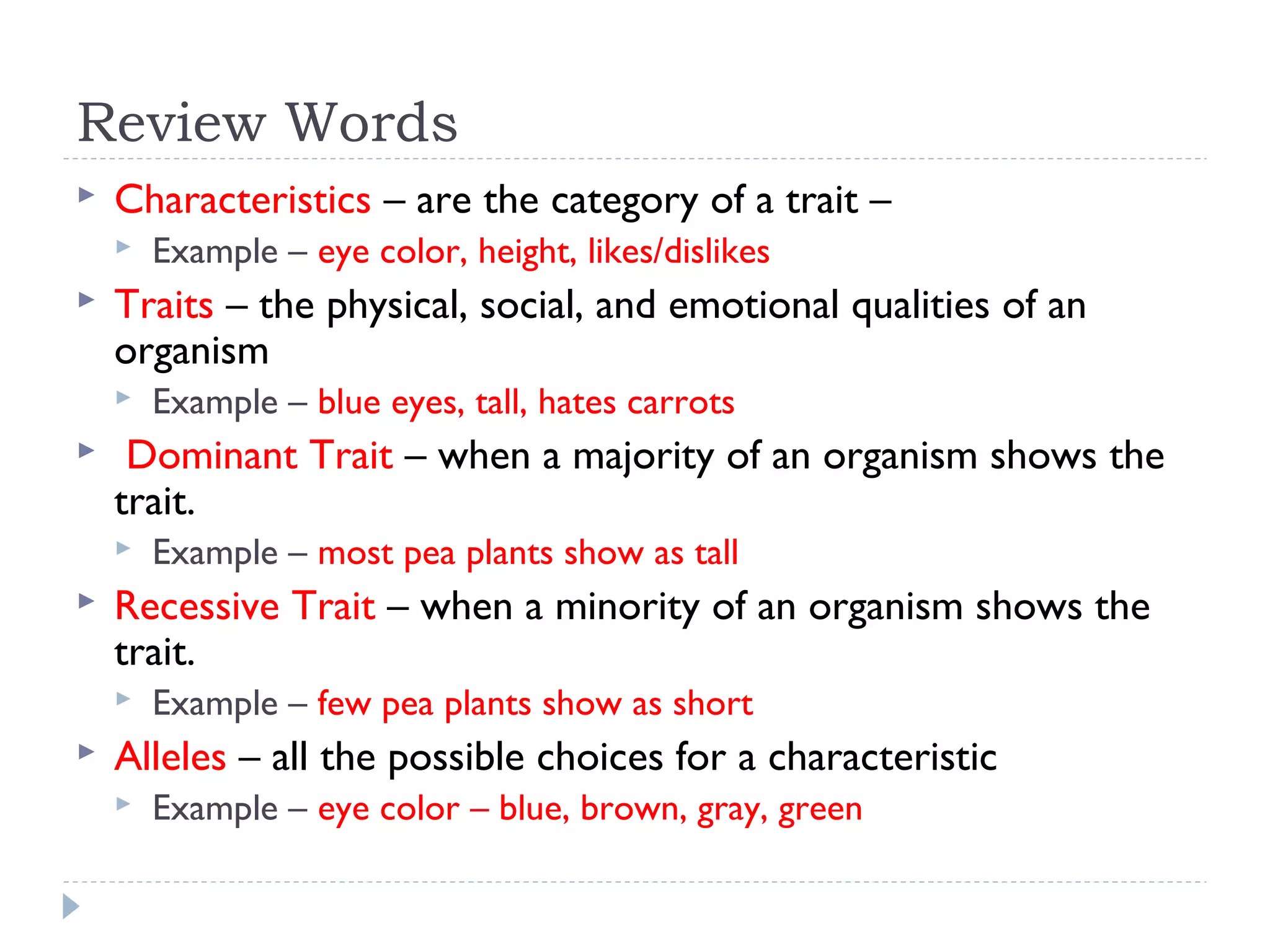 Genotype and phenotype | PPT