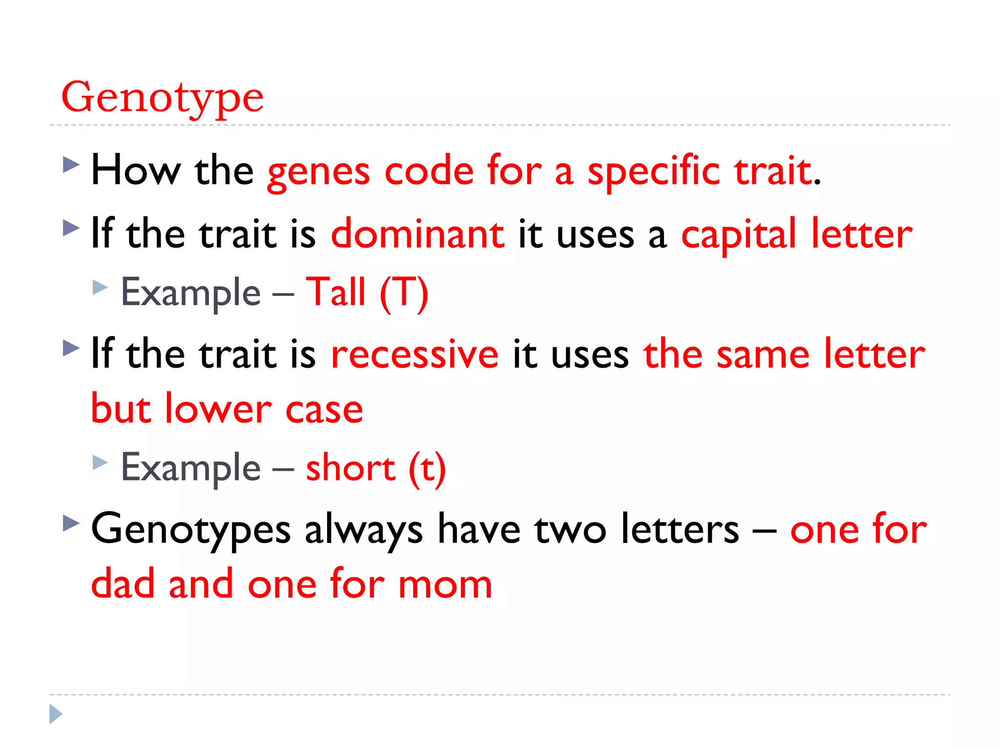 Genotype and phenotype | PPT