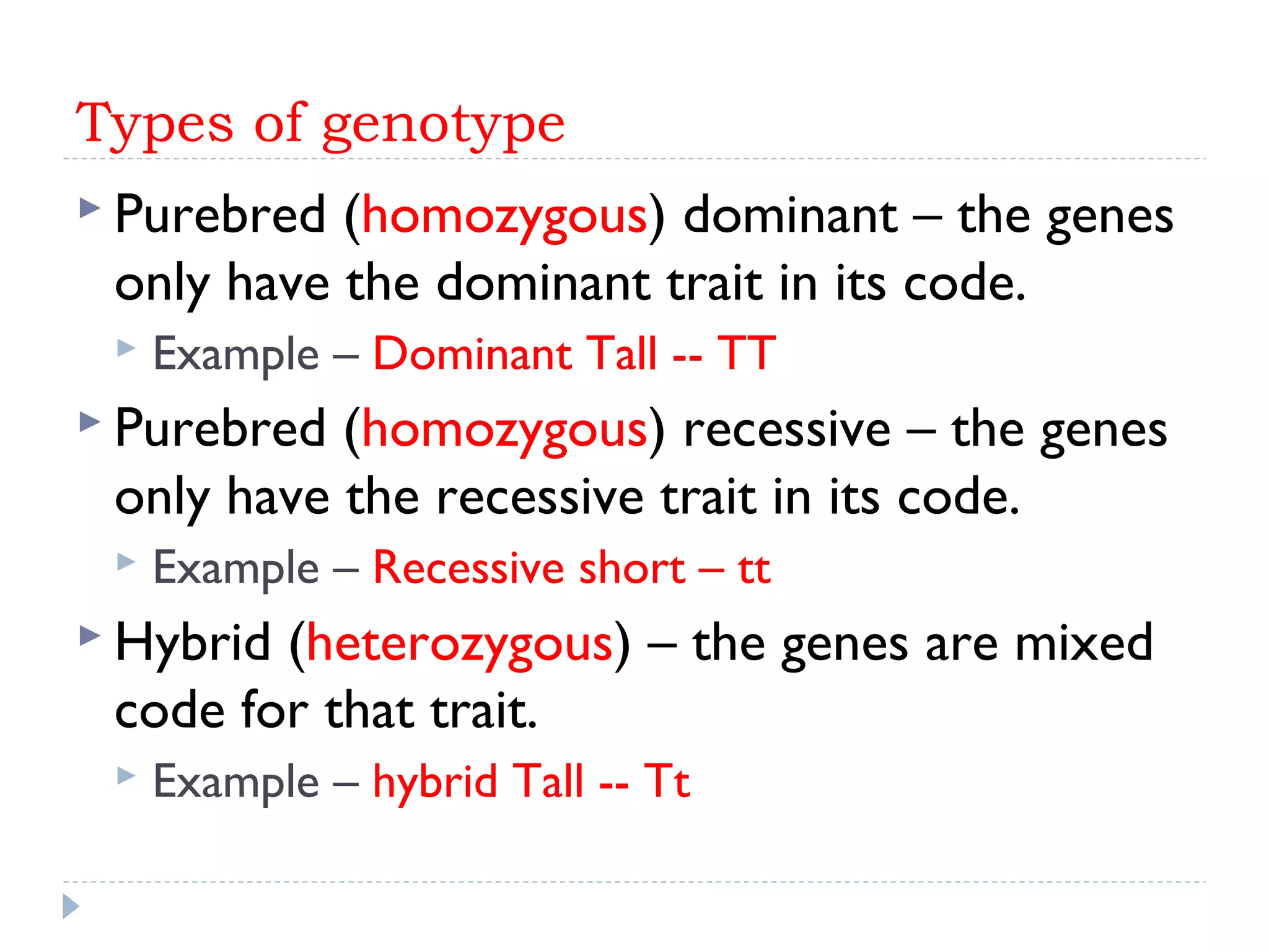 Genotype and phenotype | PPT