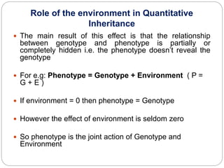 Large genotypes by environmental interaction (G x E) for yield | PPTX