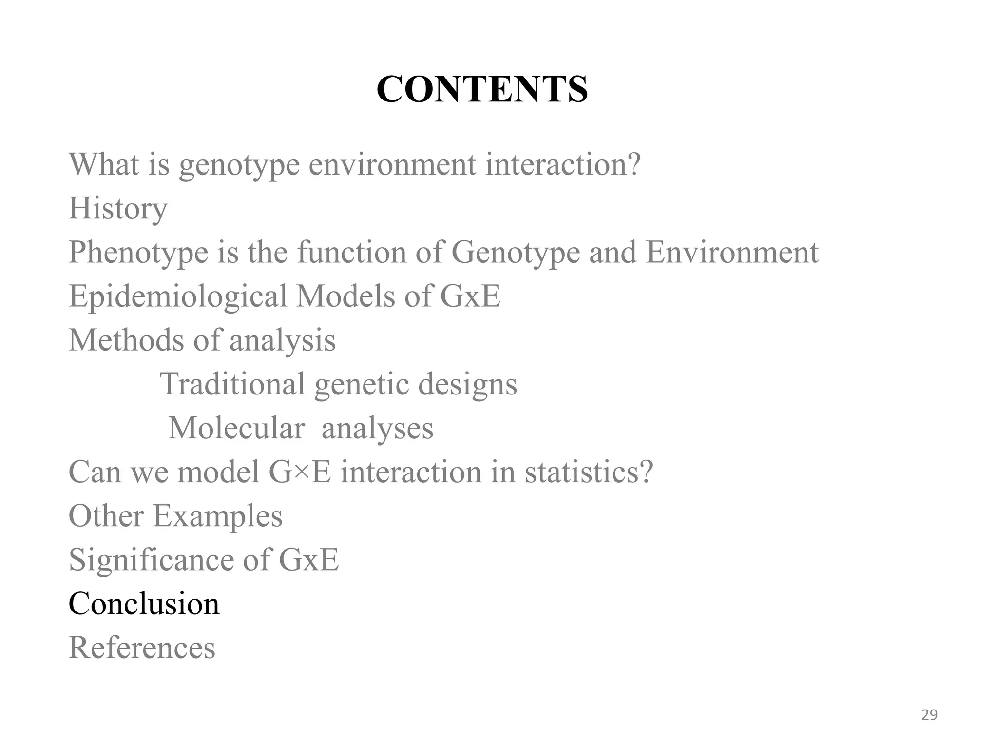 Genotype environment interaction | PPTX
