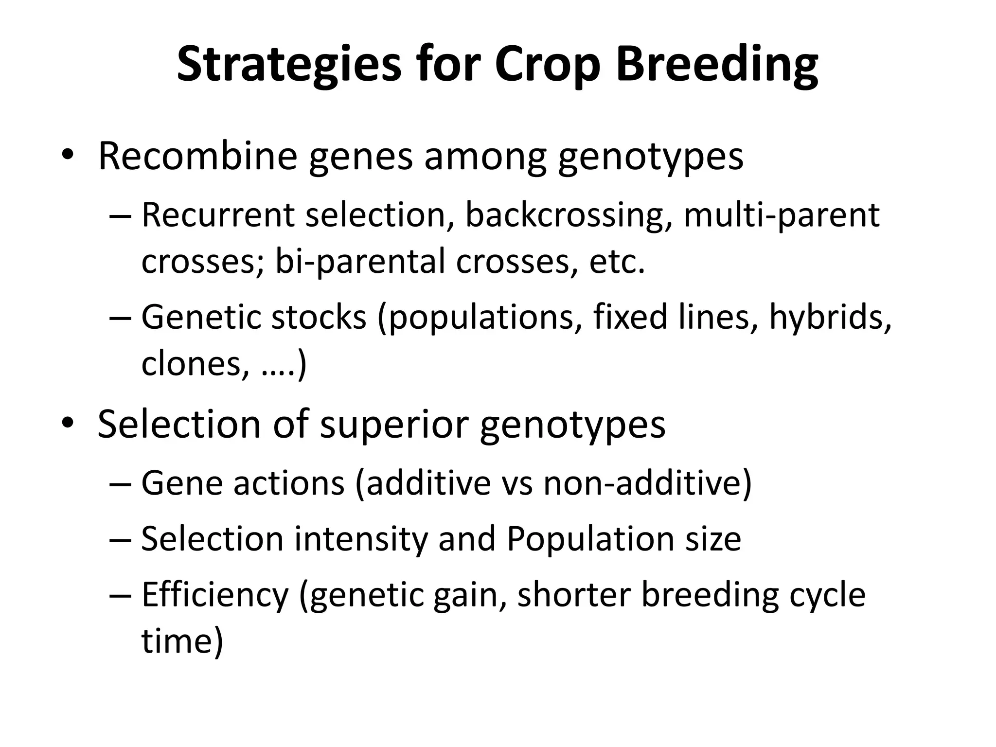 Genotyping in Breeding programs | PPTX
