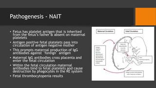 Molecular testing in Fetal and Neonatal Alloimmune Thrombocytopenia | PPT