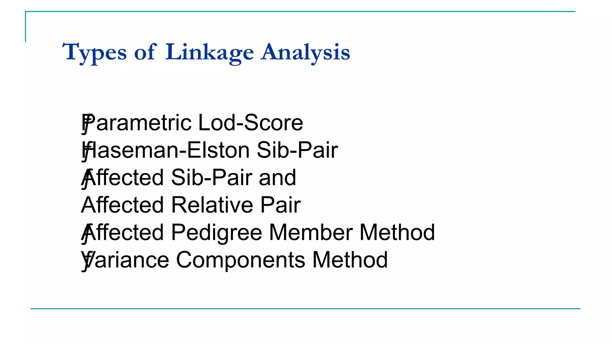 Genotyping, linkage mapping and binary data | PPT