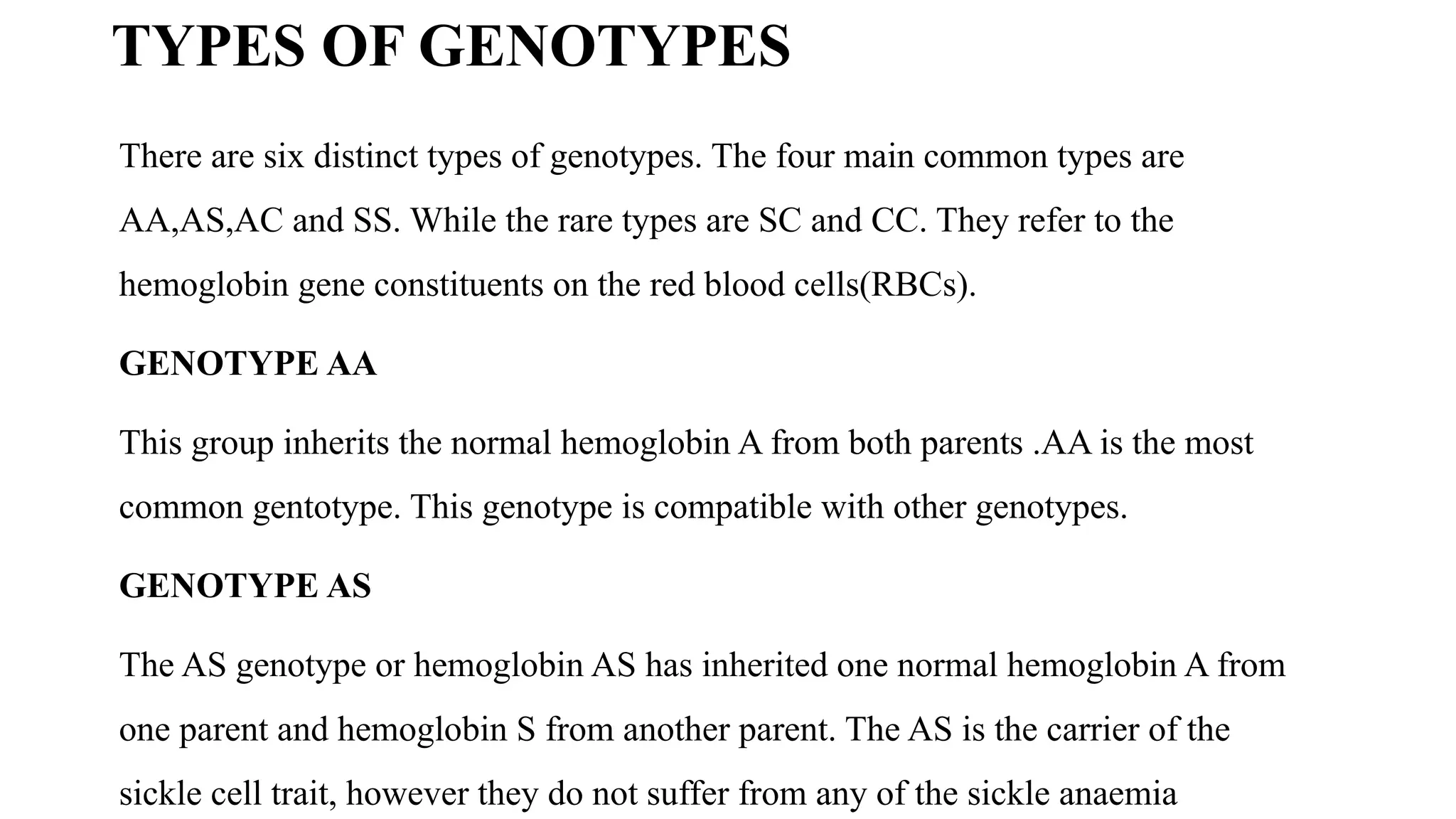 GENOTYPING types of genotype and blood group.pptx
