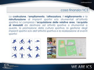 L’Istituto per il Credito Sportivo, la banca al servizio dello sport ...
