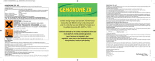 Genoxone zx label | PDF