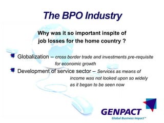 Genpact bpo case study | PPTX