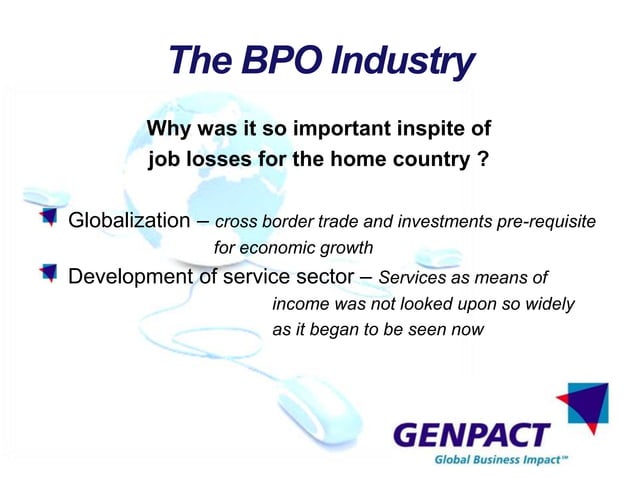 Genpact bpo case study | PPTX | Business Administration | Business