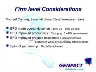Genpact bpo case study | PPTX