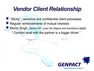 Genpact bpo case study | PPTX