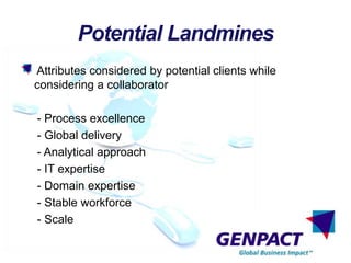 Genpact bpo case study | PPTX