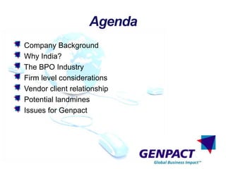Genpact bpo case study | PPTX