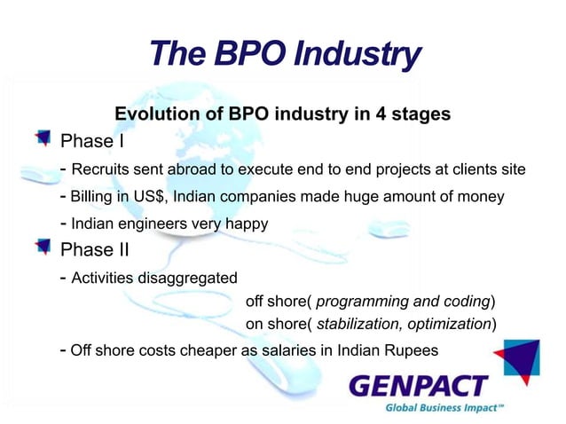 Genpact bpo case study | PPTX | Business Administration | Business