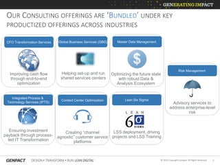 Genpact consulting services. Are you ready to be disrupted? | PDF