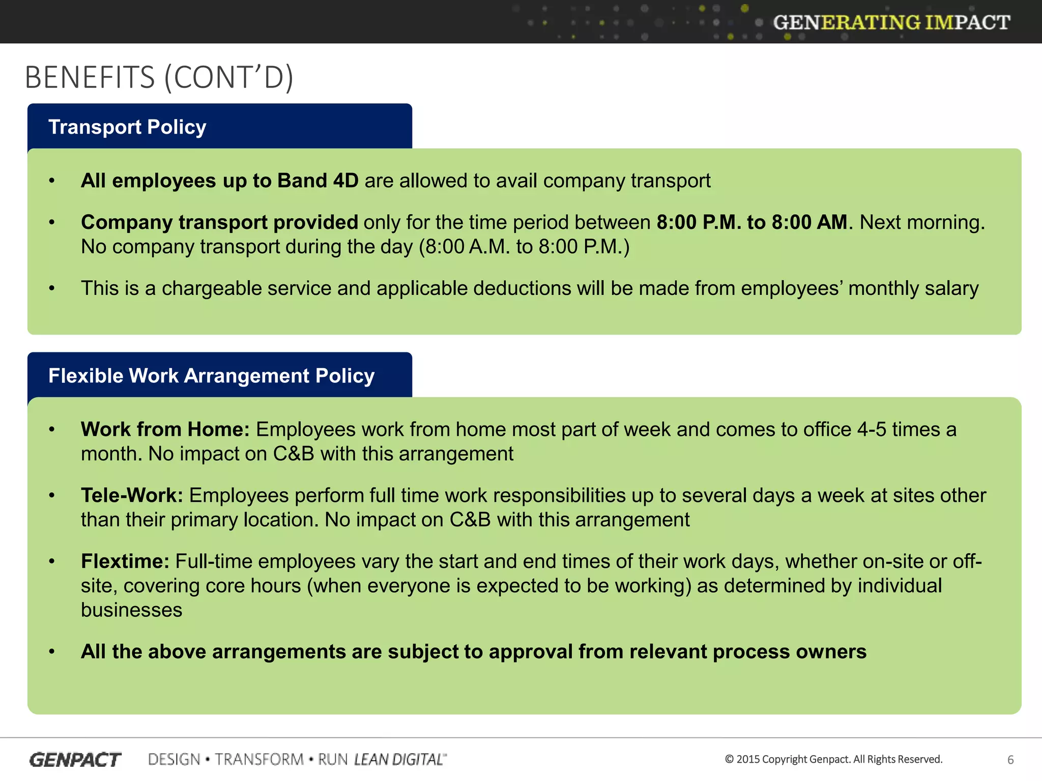 Genpact – Key Policies and Practices | PPTX