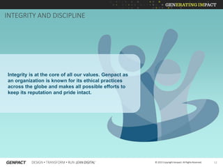 Genpact – Key Policies and Practices | PPTX