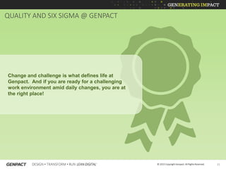 Genpact – Key Policies and Practices | PPTX