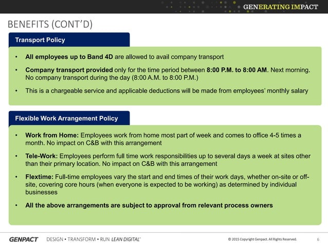Genpact – Key Policies and Practices | PPTX
