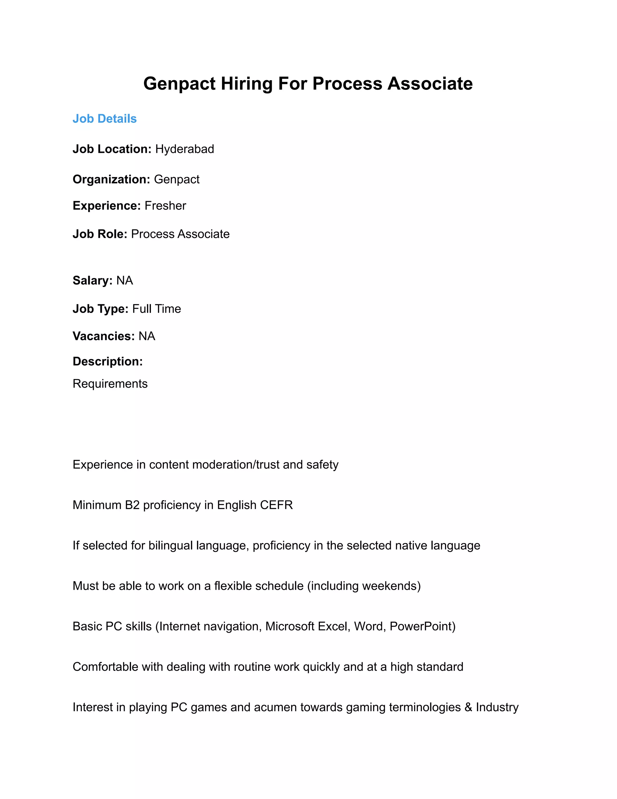 Genpact Hiring For Process Associate.pdf