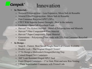 Genpak overview | PPTX