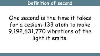 GENERAL PHYSICS 1 - Measurements and Units | PPTX