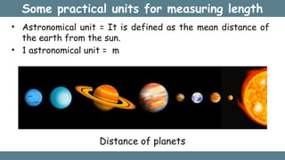 GENERAL PHYSICS 1 - Measurements and Units | PPTX