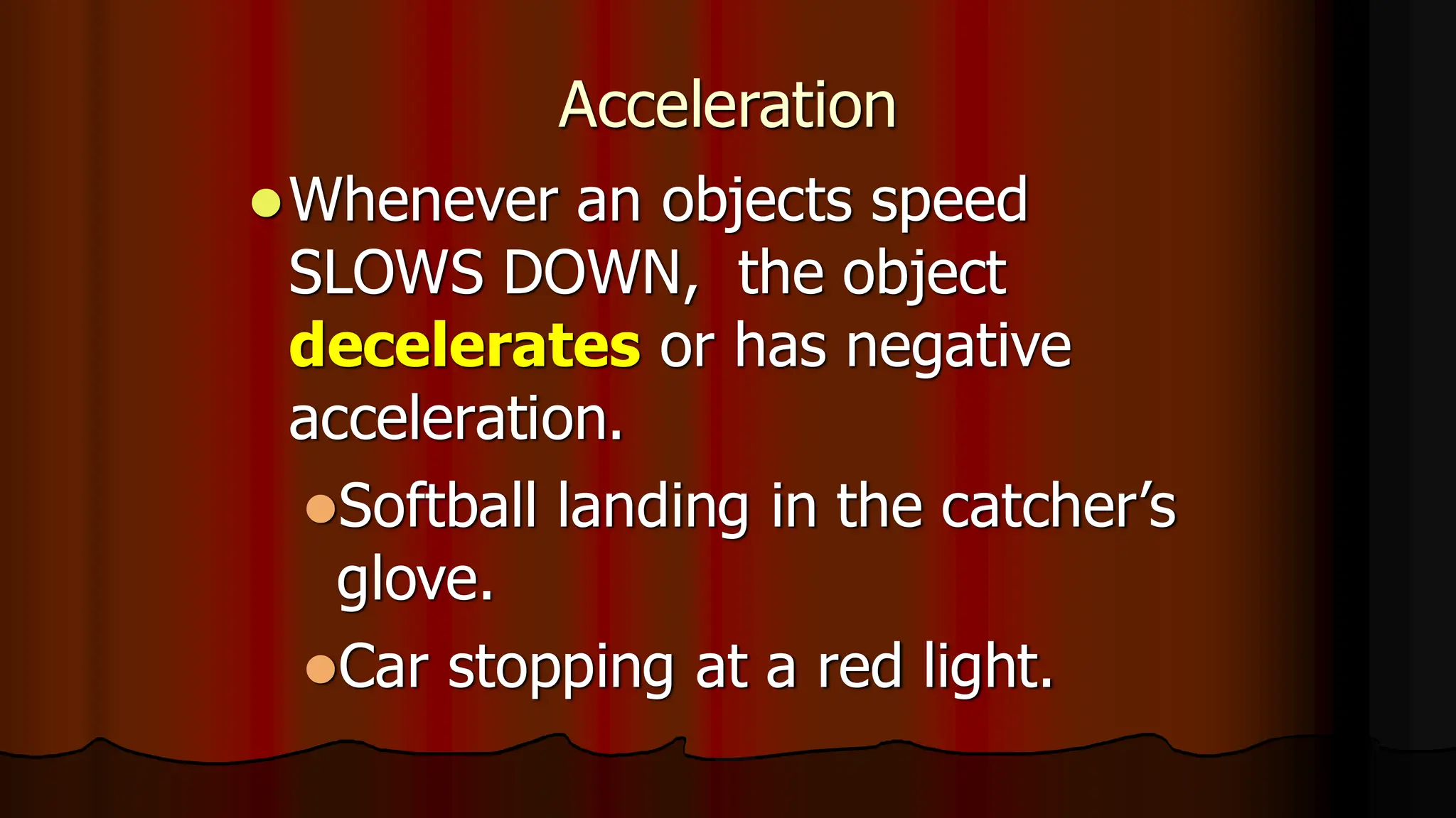 General Physics Motion Types Speed and Acceleration | PPT