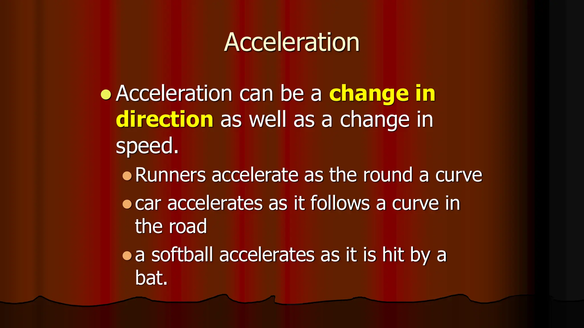 General Physics Motion Types Speed and Acceleration | PPT