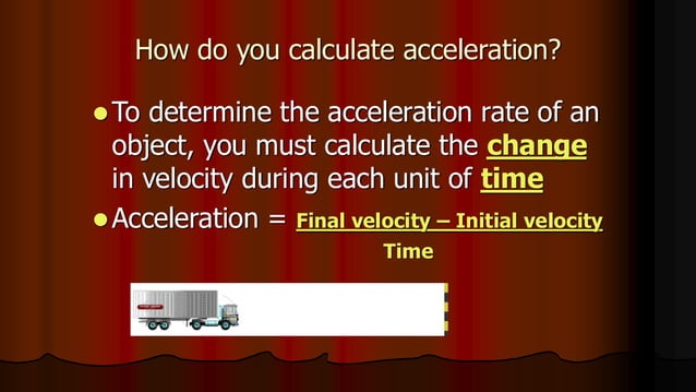 General Physics Motion Types Speed and Acceleration | PPT