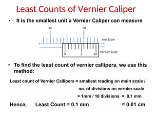 GEN PHY 1 VERNIER CALIPER measurement.ppt