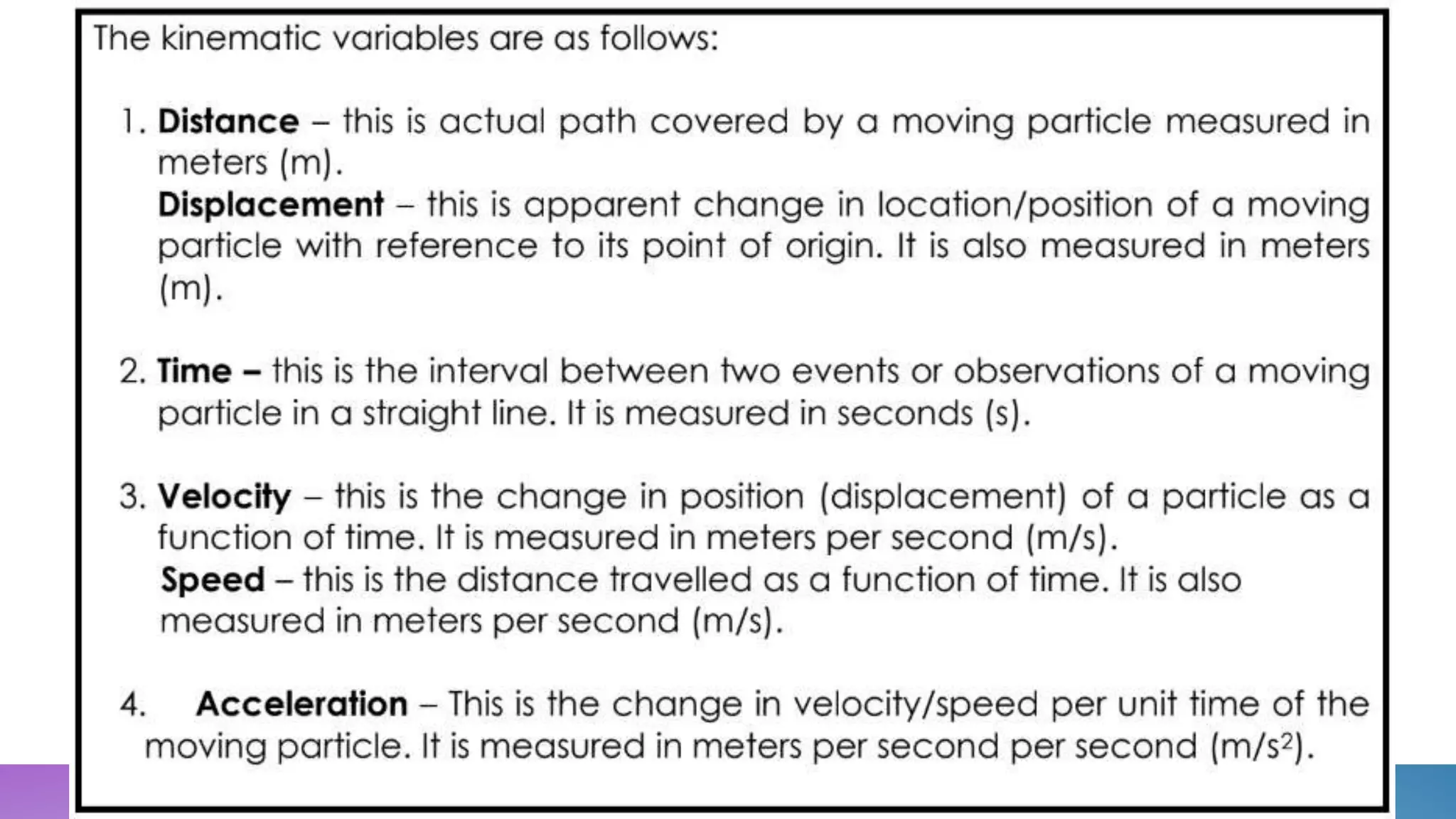 GEN PHYSICS 1 WEEK 2 KINEMATICS IN ONE DIMENSION.pptx