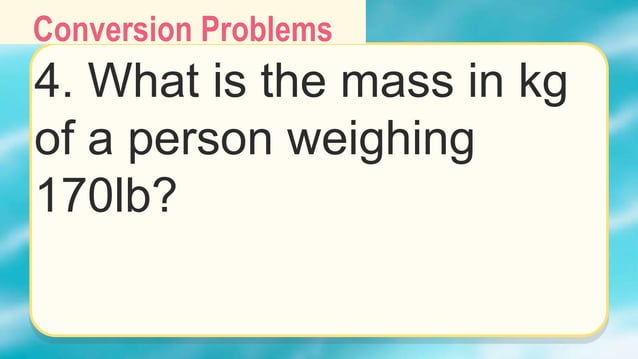 General Physics Conversion of Units.pptx | Participant Sports | Fitness ...